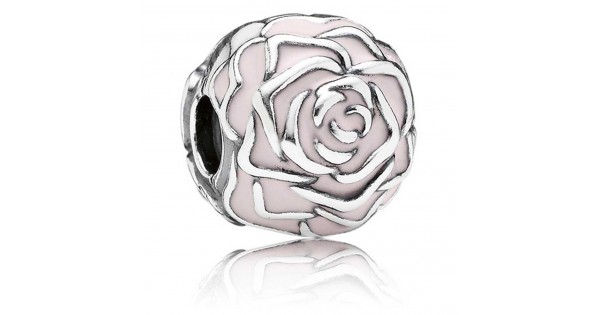 Super Quality Pandora-Pandora Clips-Pink Rose Floral-Rose