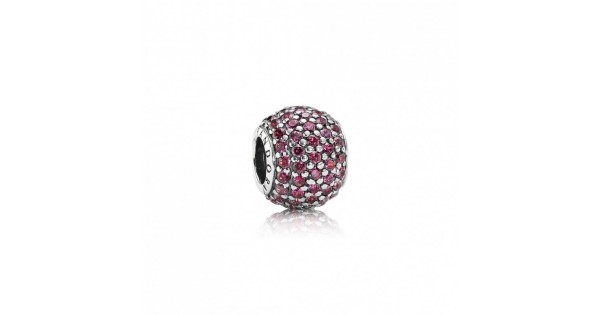 Pandora USA Great-Pandora Charm-Pave Lights-Red CZ